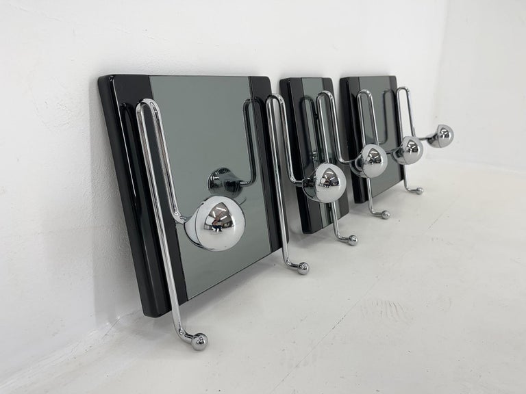 Unique Set of Willy Rizzo Coat Hangers / Hooks, Italy For Sale at 1stDibs