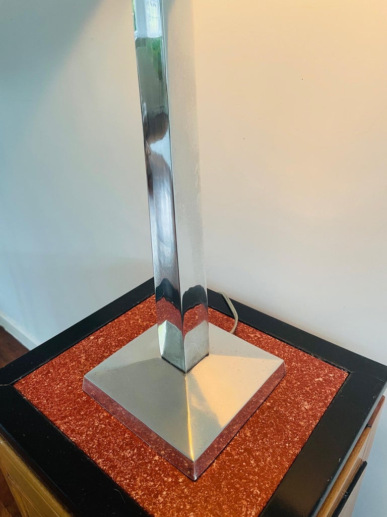 Unique Silver Plated Table Lamp, Gunther Lambert Lamp, Silver Lamp ...