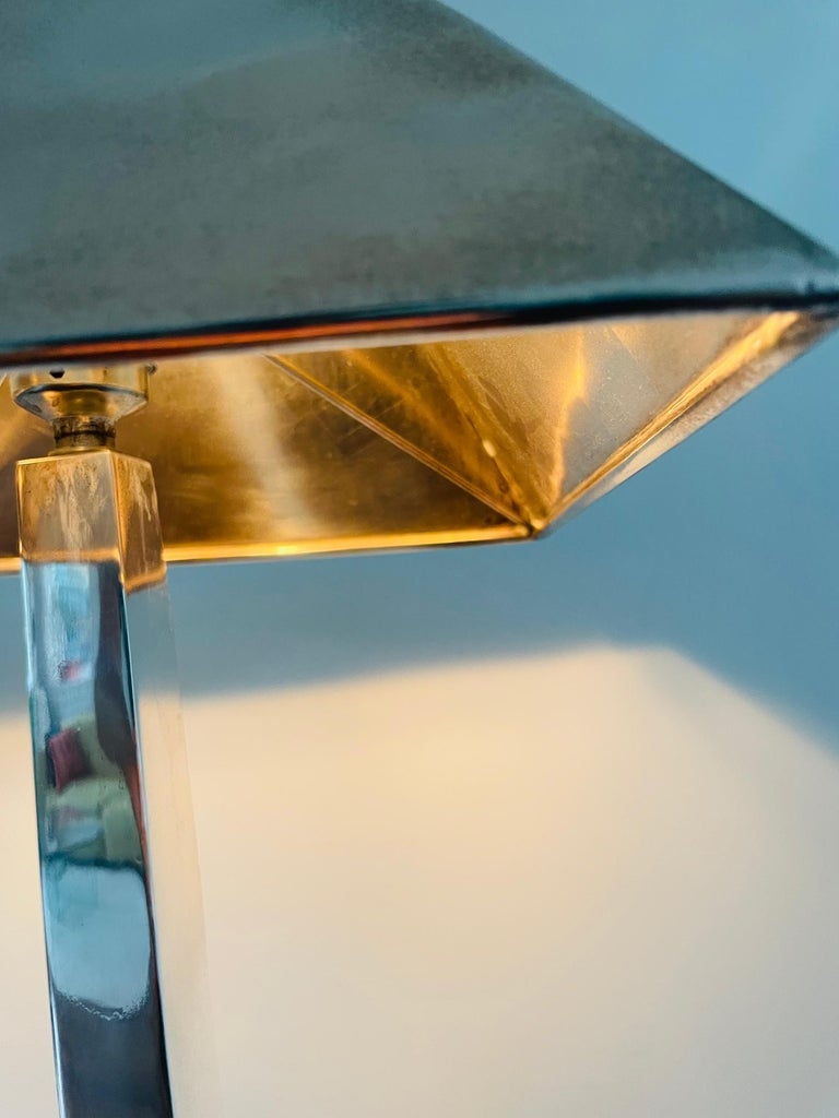 Unique Silver Plated Table Lamp, Gunther Lambert Lamp, Silver Lamp ...