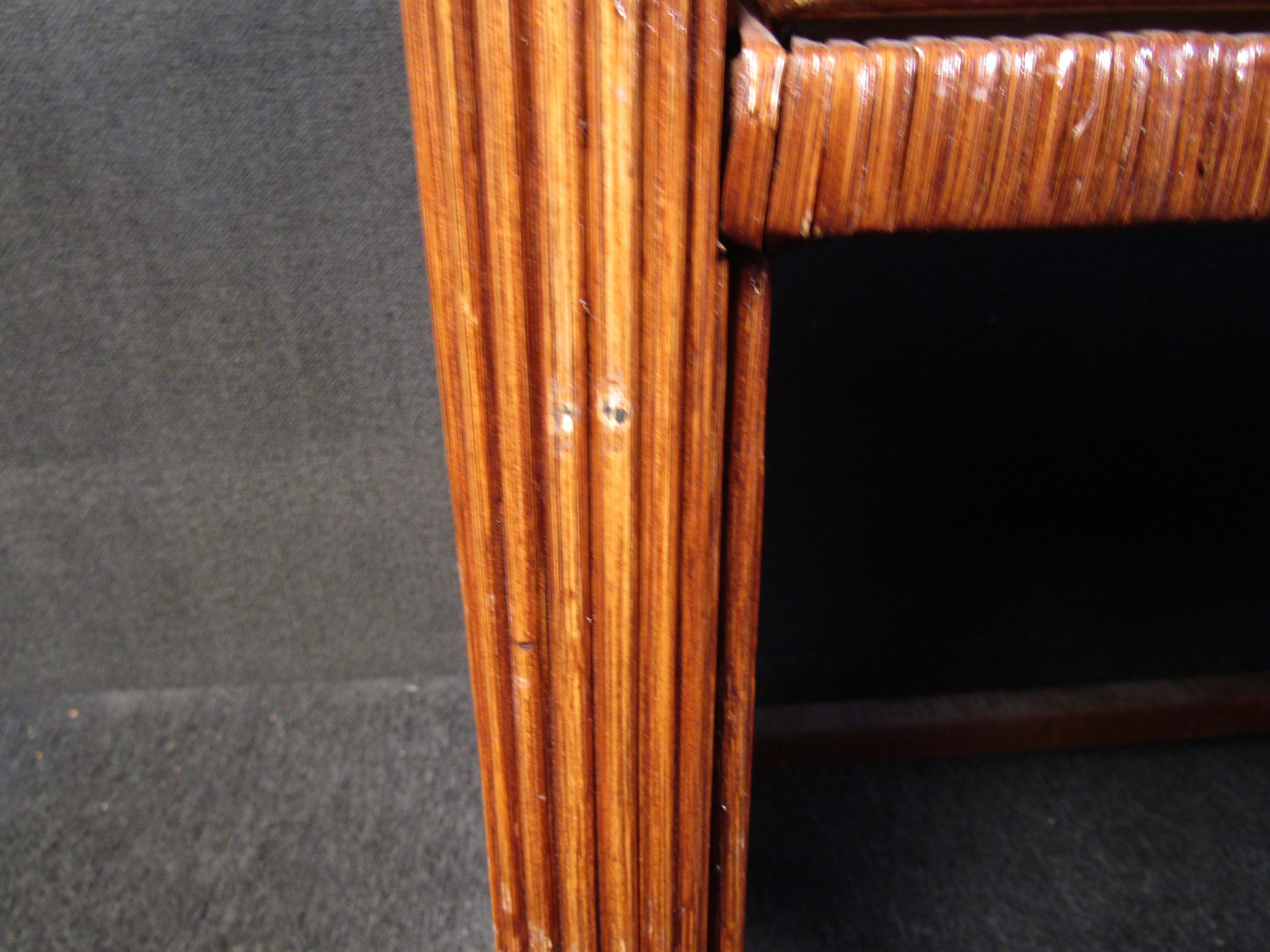 Unique Wicker and Bamboo Desk For Sale at 1stDibs | small wicker desk ...