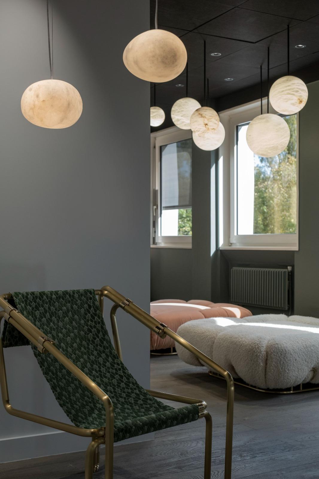Unique Wool Pouf Marshmallow by Draga and Aurel For Sale at 1stDibs