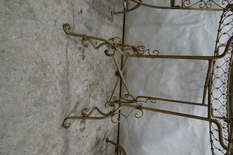 Unique Wrought Iron Table + Chairs For Sale at 1stDibs