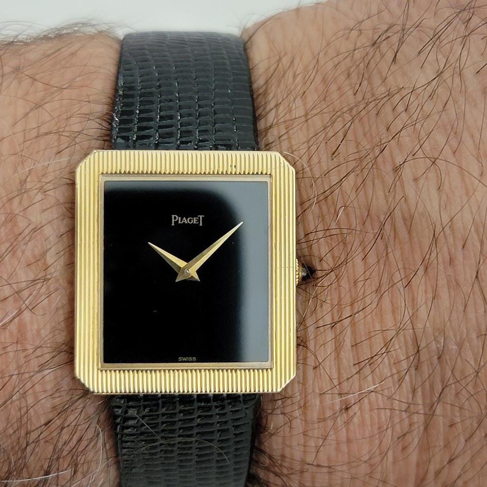Unisex Piaget Protocole Ref 9154 18k Gold Slim Dress Watch 1970s RA299 ...