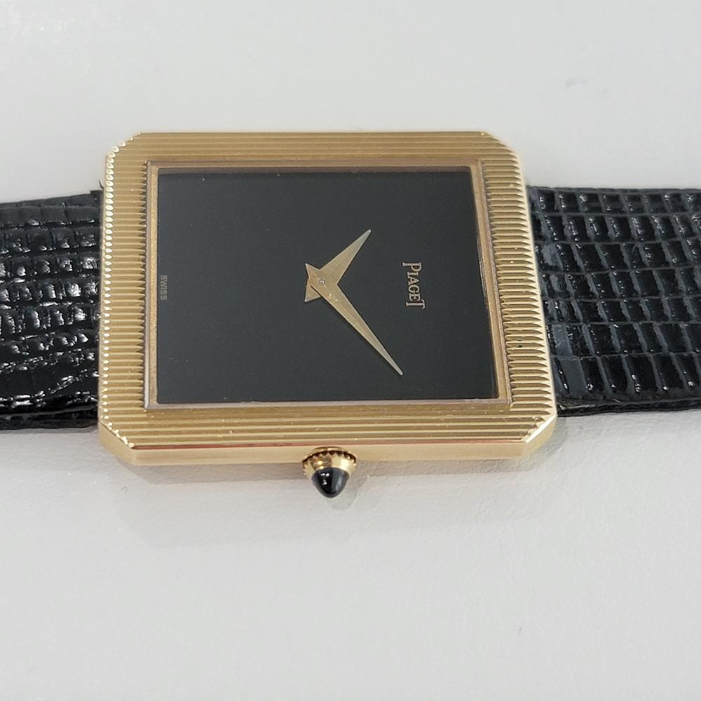 Unisex Piaget Protocole Ref 9154 18k Gold Slim Dress Watch 1970s RA299 ...