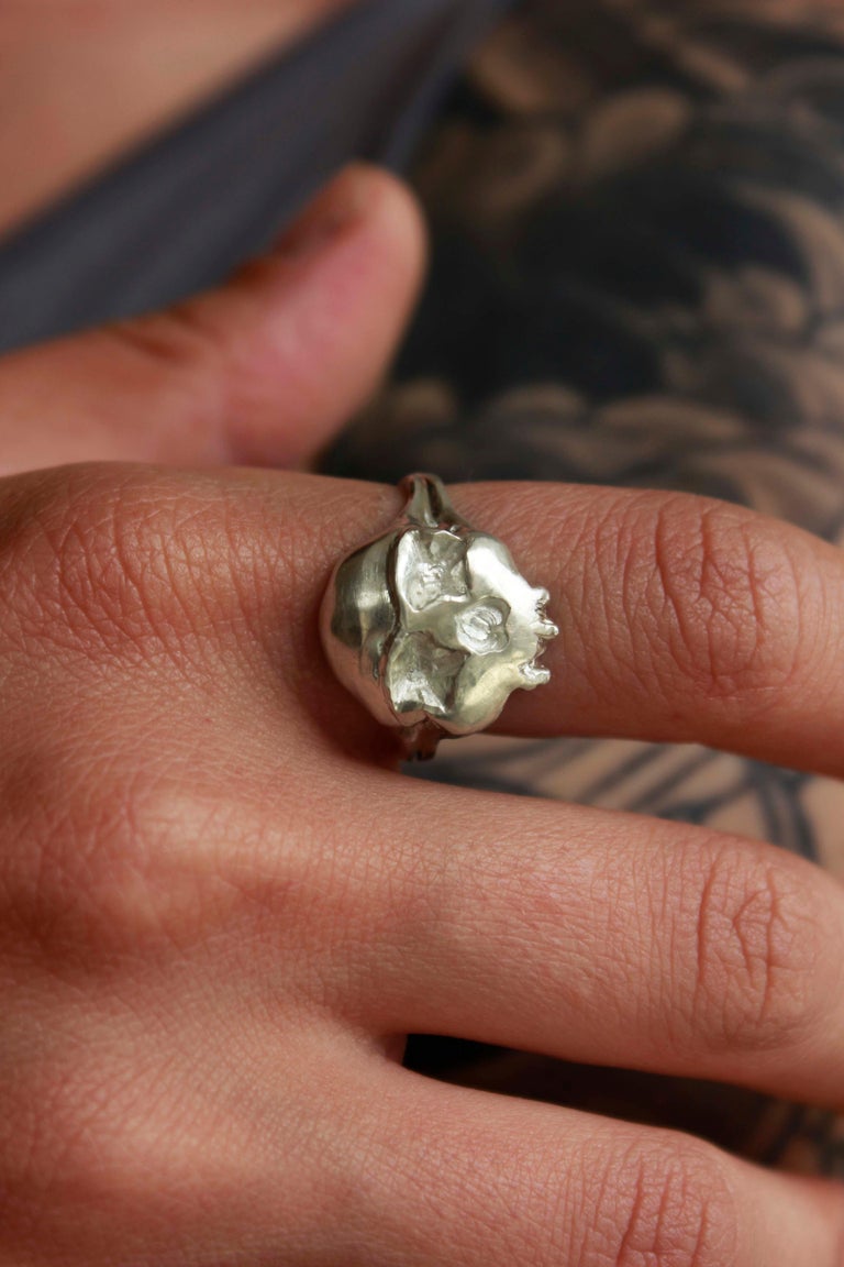 Unisex Skull Ring For Sale at 1stDibs