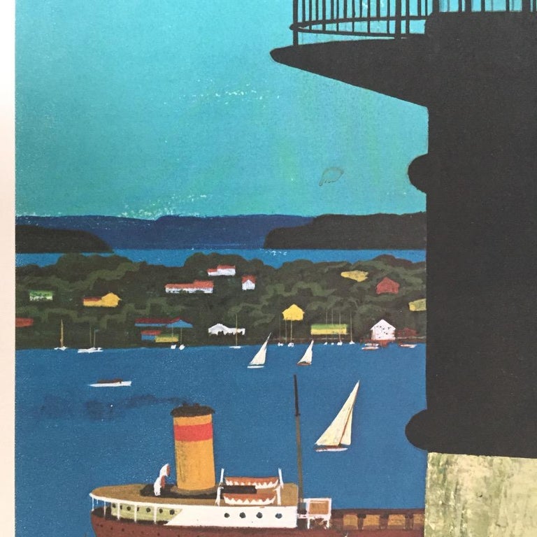 United Air Lines 1960s Travel Poster, Stan Galli For Sale at 1stDibs