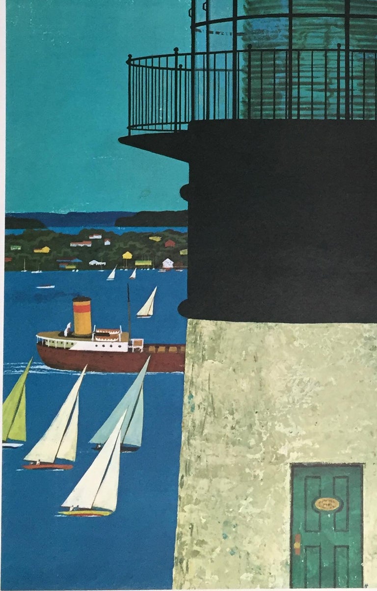 United Air Lines 1960s Travel Poster, Stan Galli For Sale at 1stDibs