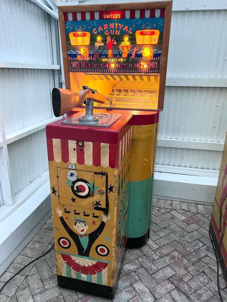 United's "Carnival Gun" Arcade Game, circa 1954 USA For Sale at 1stDibs