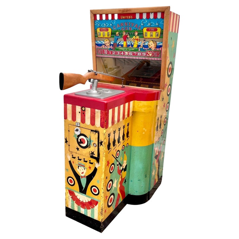 United's "Carnival Gun" Arcade Game, circa 1954 USA For Sale at 1stDibs