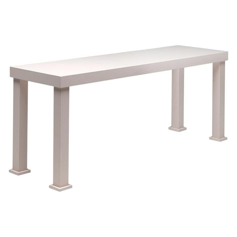 Universal Console Table in Open-Pore Lacquered Ash Wood by Aldo Cibic ...