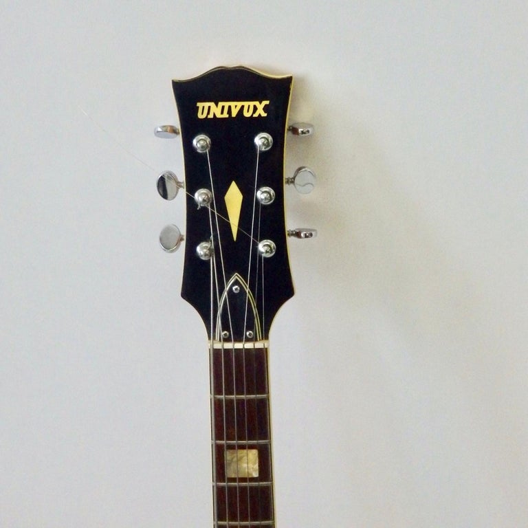 Univox Hollow Body Electric Guitar For Sale at 1stDibs