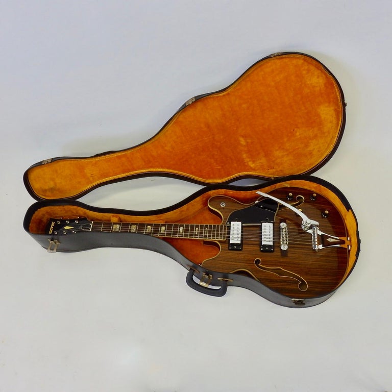 Univox Hollow Body Electric Guitar For Sale at 1stDibs