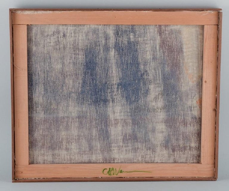 Unknown Artist, Abstract Composition, Oil on Canvas, Late 1900s For ...