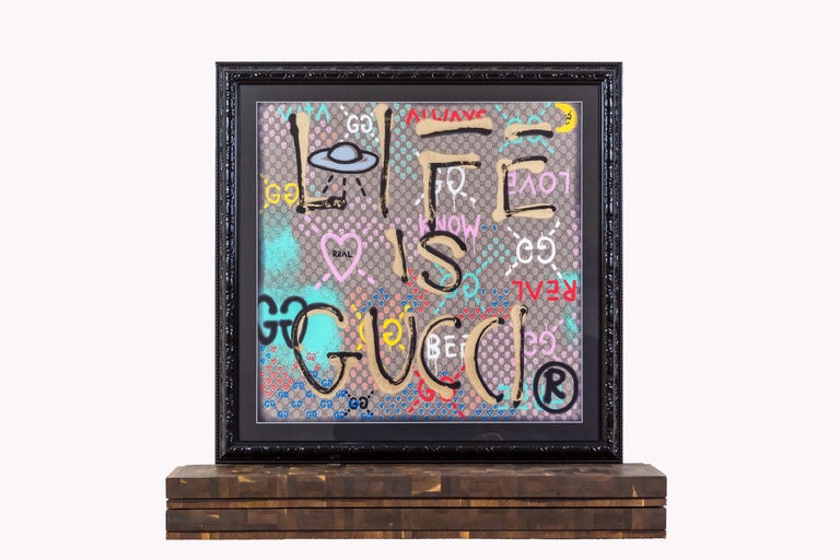 Unknown - GUCCI - Life is Gucci - Logo - graffiti art - street art ...
