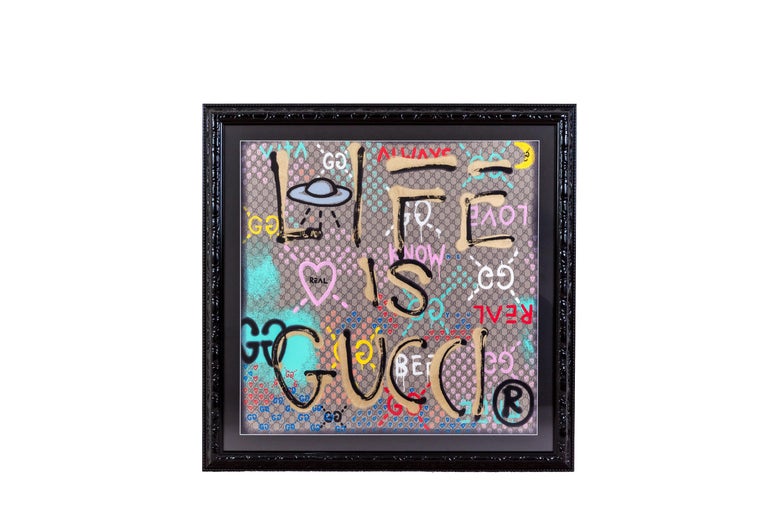 Unknown - GUCCI - Life is Gucci - Logo - graffiti art - street art ...
