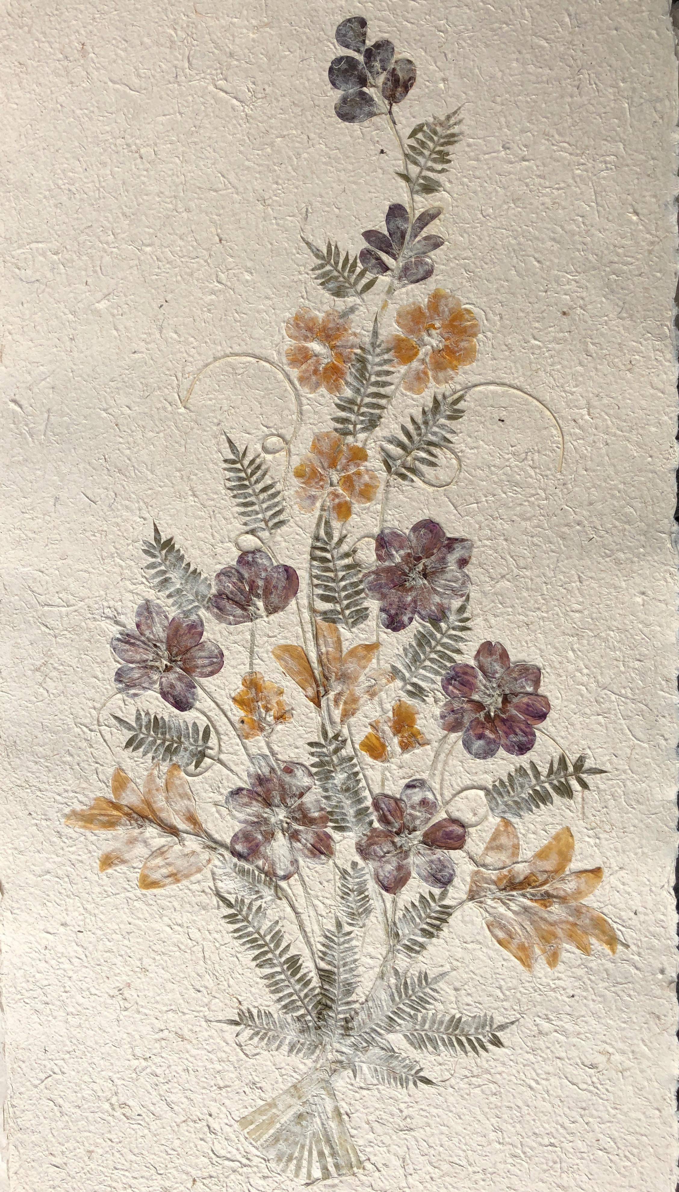 Unknown - Amate Papers no. 1, handmade paper, framed For Sale at 1stDibs