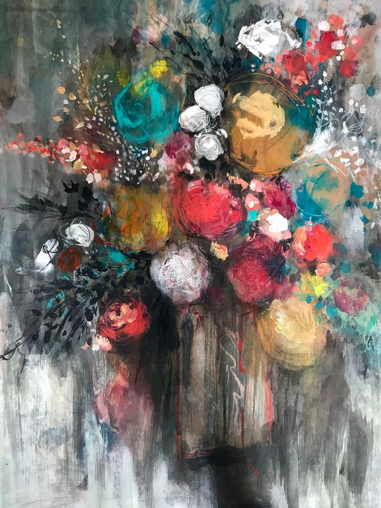 Roz B. Hill - Retrospection Original, mixed media, personally signed ...