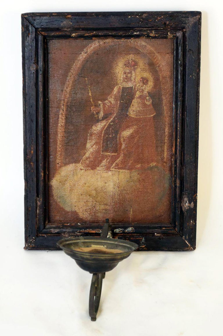 Unknown - 17th - 18th C. European Religious Oil Painting / Icon at 1stDibs