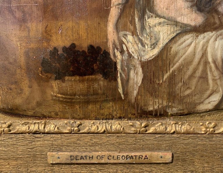 Unknown - 17th century Dutch figure painting - Death Cleopatra - Oil on ...