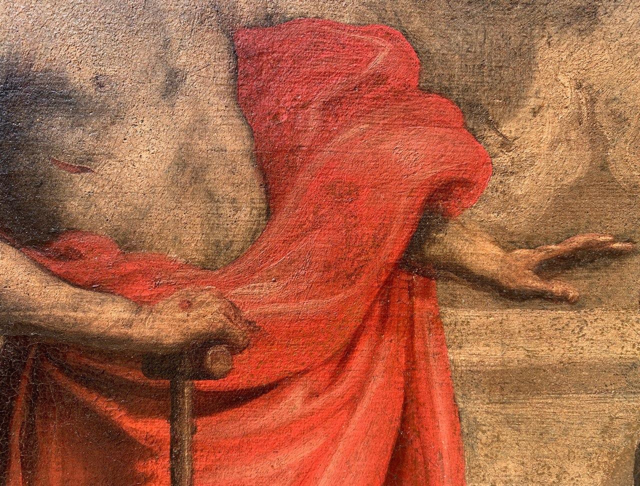 Unknown - 17th century Italian figure painting - Noli me tangere - Oil ...