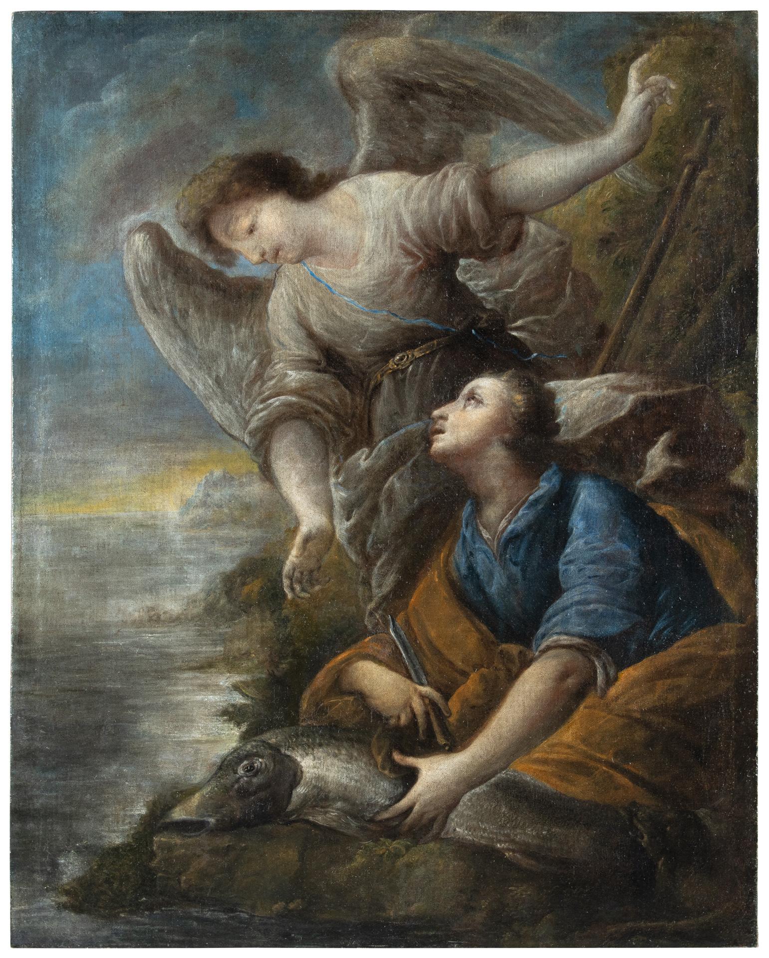 Unknown - Antique Baroque painting. "The musician family" Early 18th ...