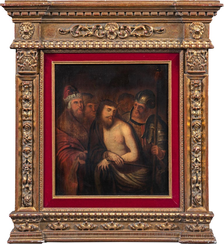 Unknown - 18th-19th century Italian figure painting - Ecce Homo - Oil ...