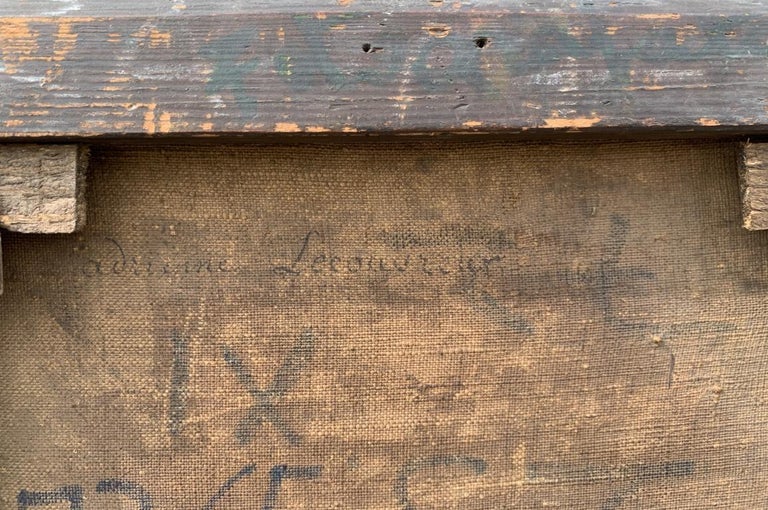 Unknown - 18th century French figure painting - Portrait lady - Oil on ...