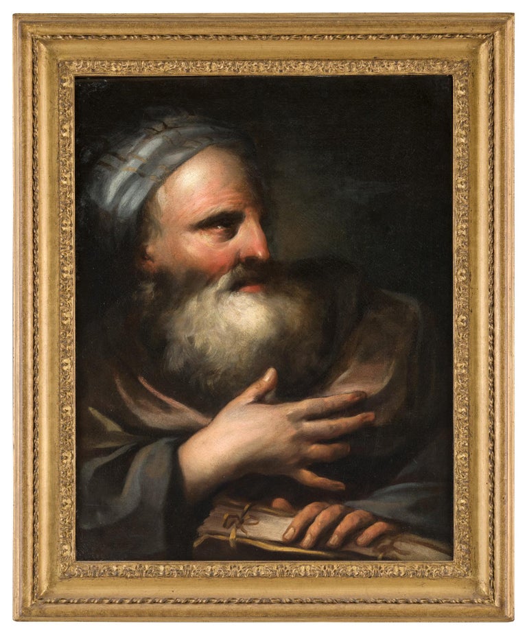Unknown - 18th century Italian figure painting - Head Character - Oil ...