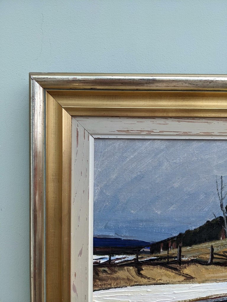 Unknown - 1948 Mid-Century Modern Swedish "Still" Vintage Landscape Oil ...