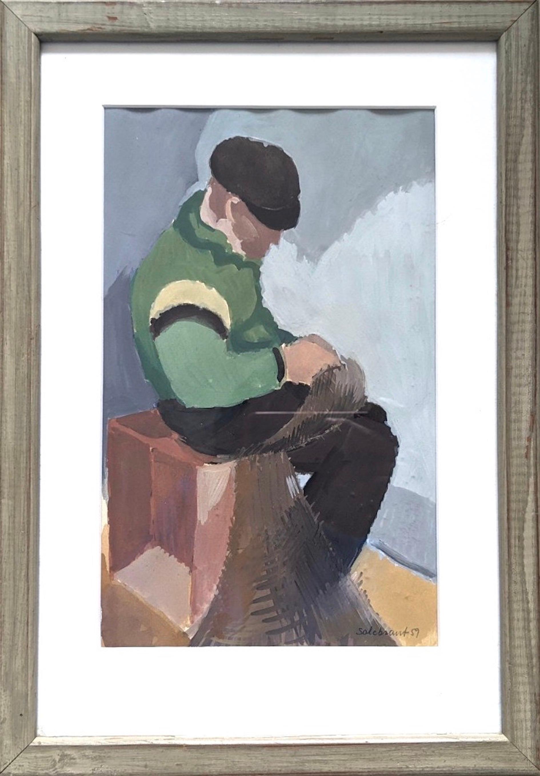 Eugène Berman - Portrait - Original Gouache on Paper by Eugène Berman ...