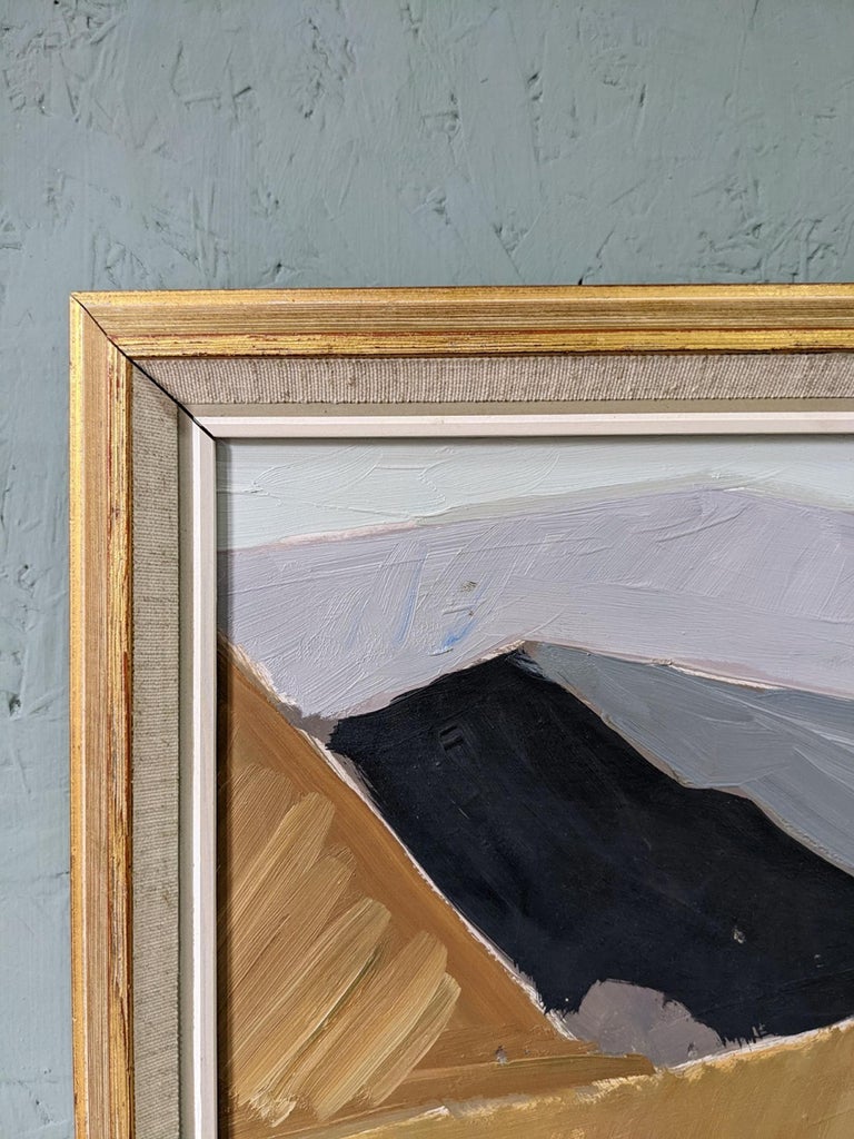 Unknown - 1964 Vintage Mid-Century Swedish Landscape Oil Painting - In ...