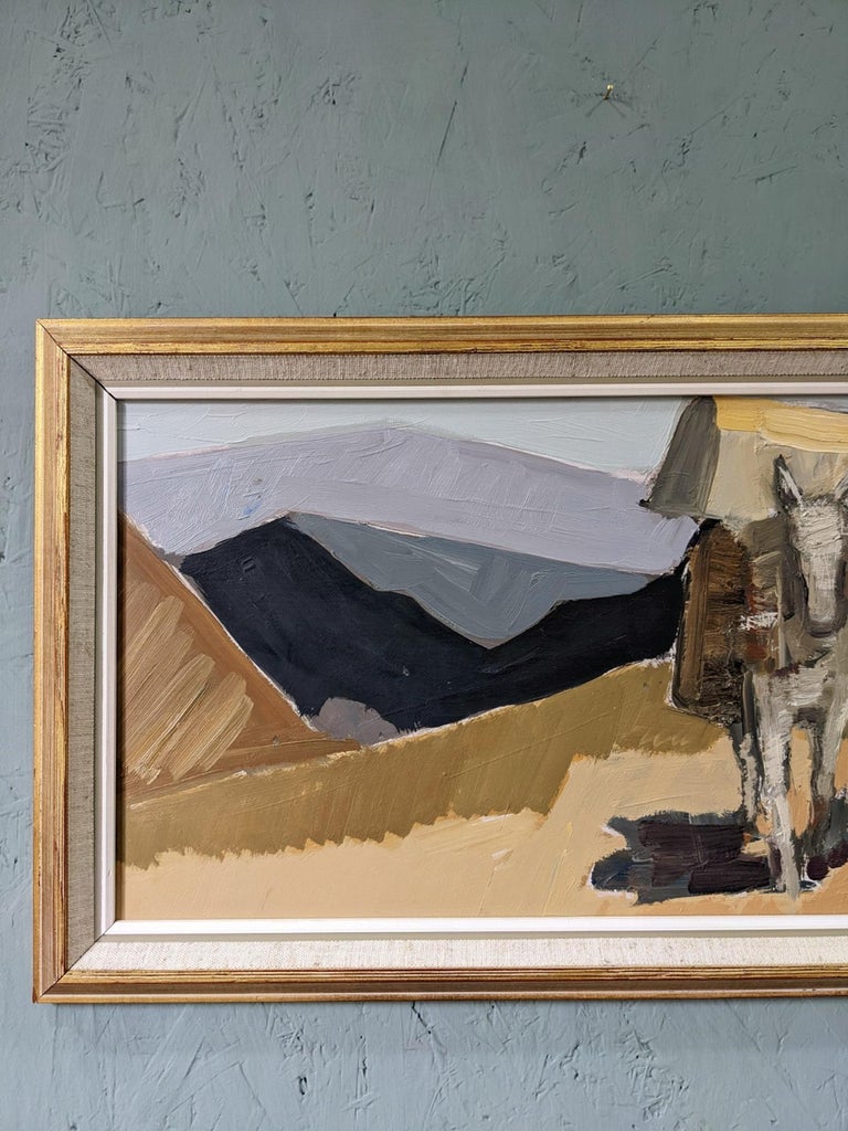 Unknown - 1964 Vintage Mid-Century Swedish Landscape Oil Painting - In ...