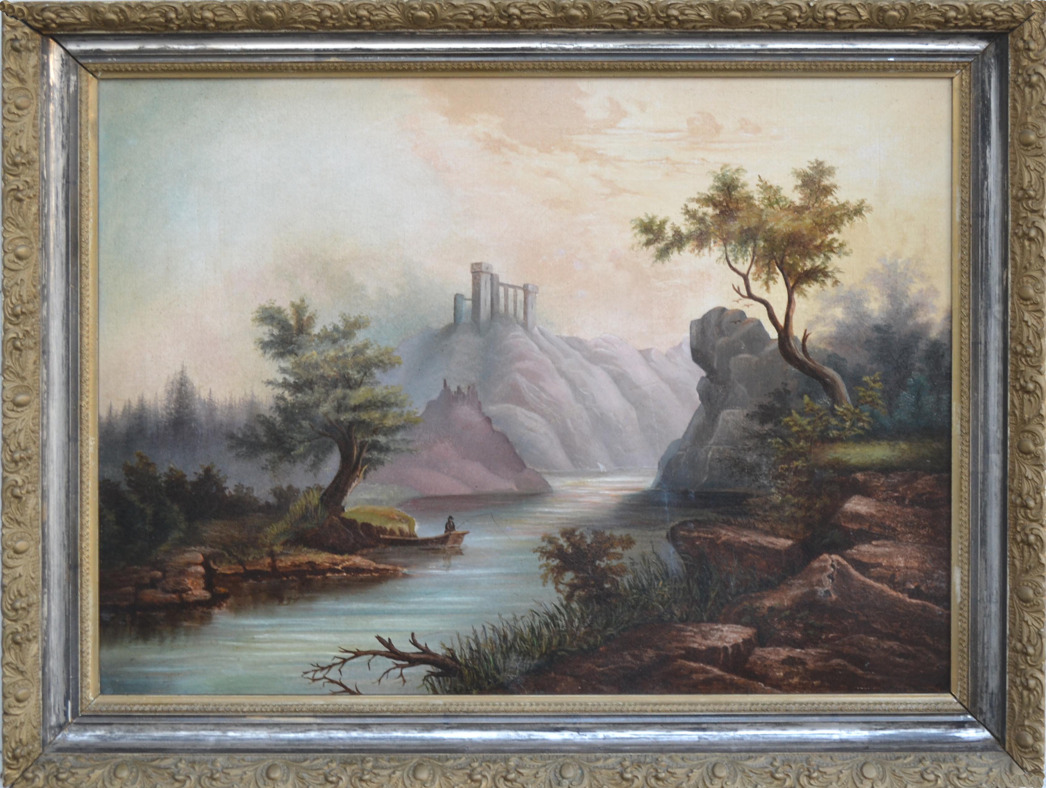 Unknown - Pair of 19th Century Ship Battle Scenes at 1stDibs