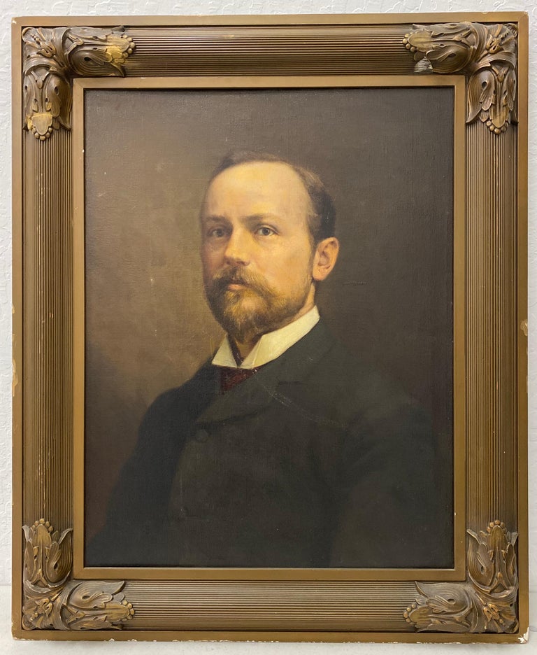 Unknown - 19th Century Male Oil Portrait at 1stDibs