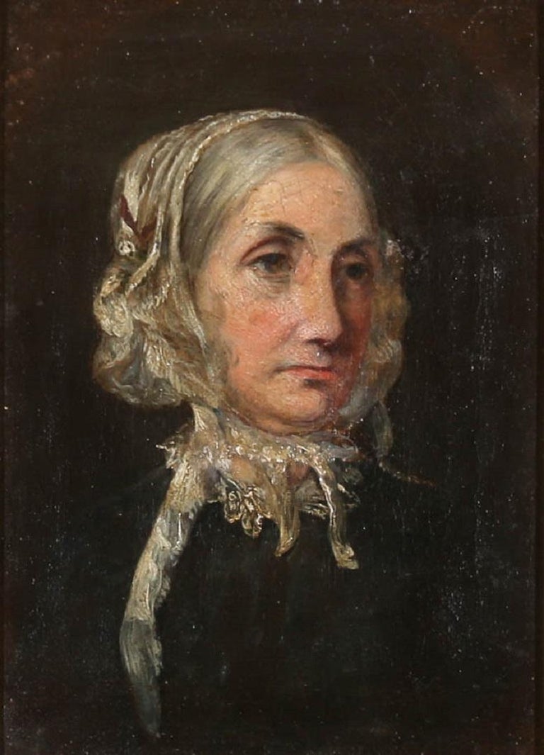 Unknown - 19th Century Oil - Victorian Matron For Sale at 1stDibs