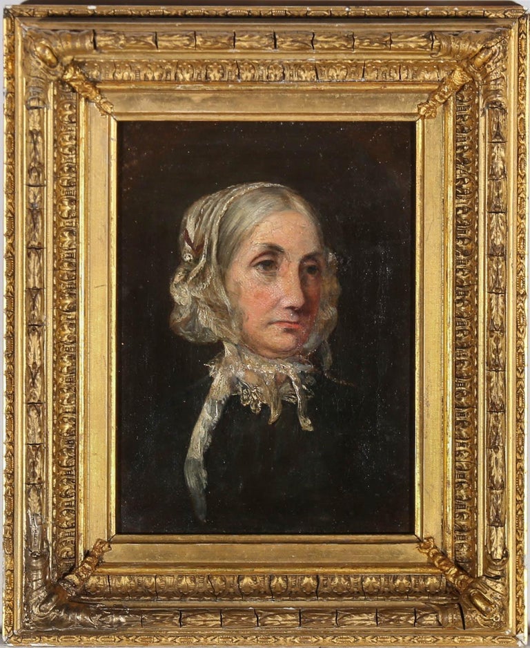 Unknown - 19th Century Oil - Victorian Matron For Sale at 1stDibs