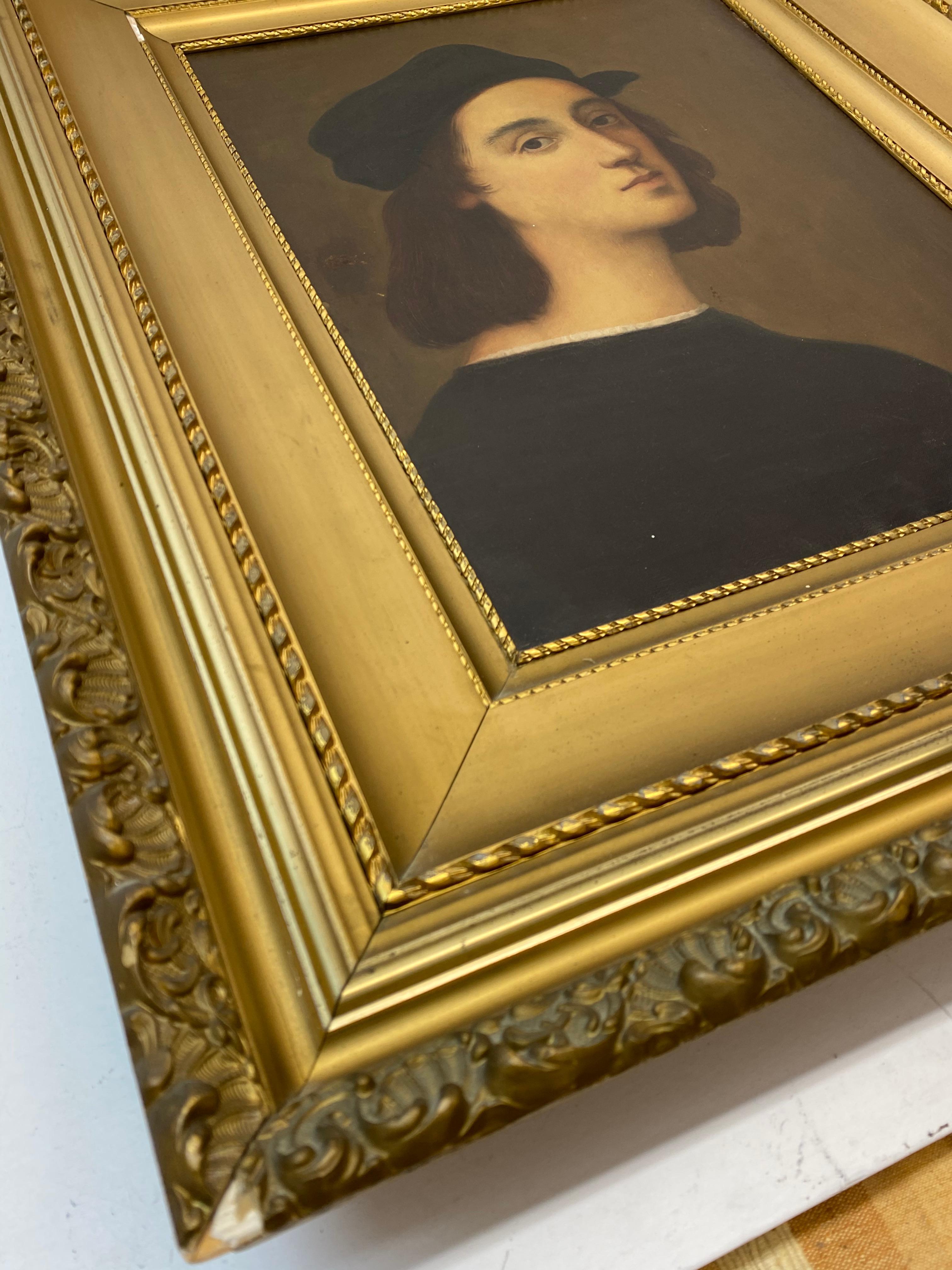 Unknown - 19th Century Raffaello Sanzio Da Urbino Self Portrait After ...