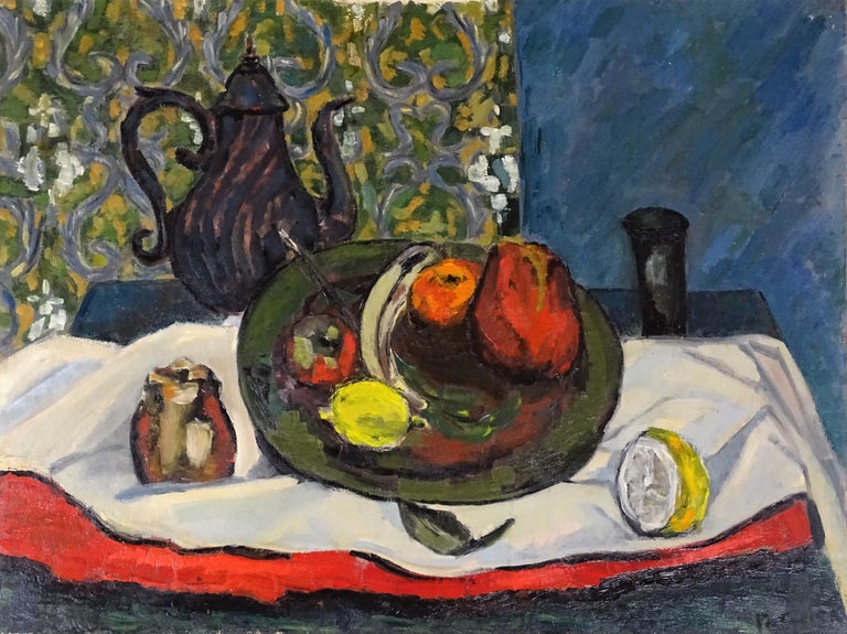 Unknown - 20th Century Fauves Style French School Still Life Oil on ...
