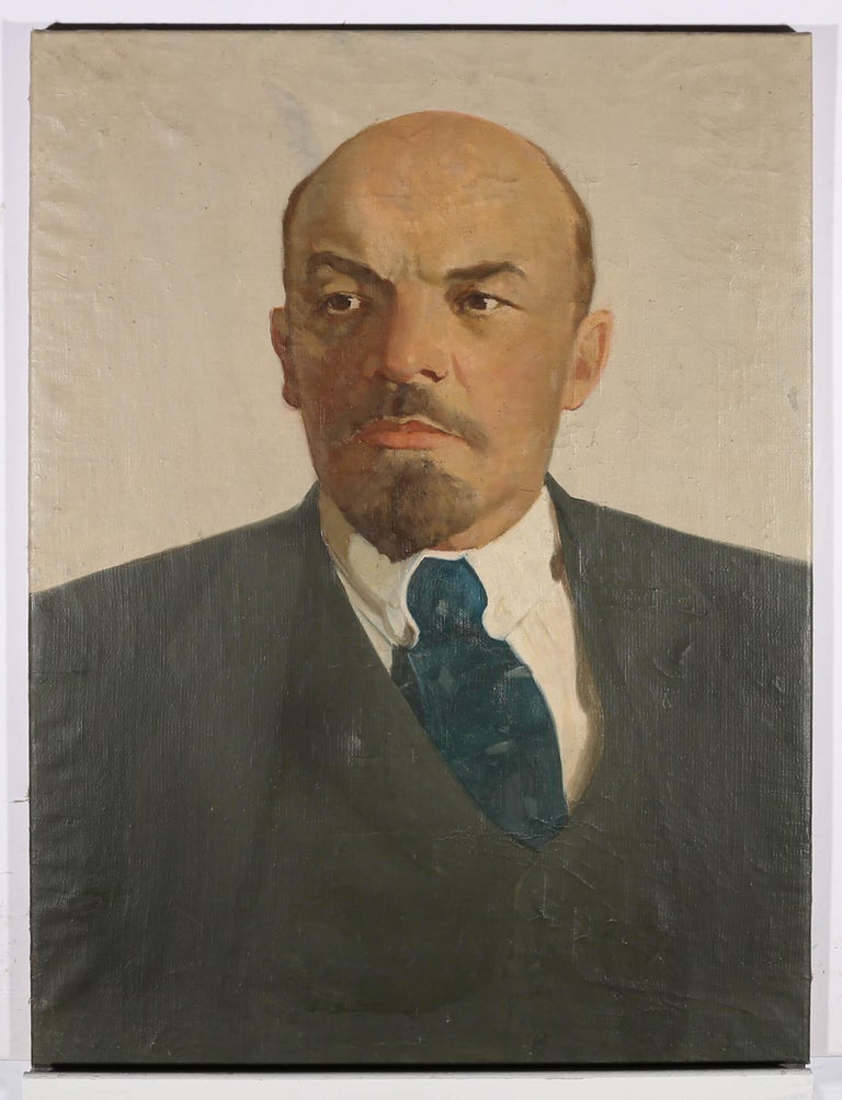 Unknown - 20th Century Oil - Vladimir Lenin For Sale at 1stDibs