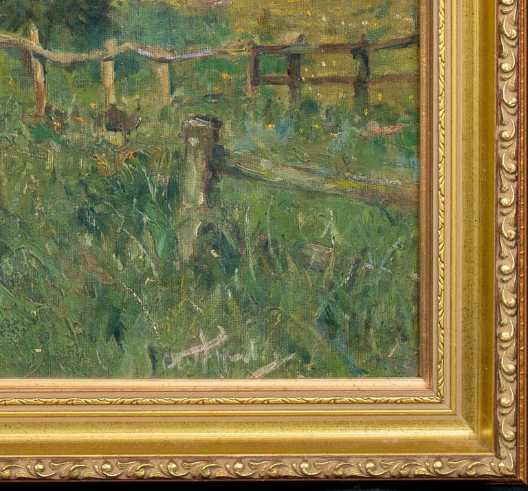 Unknown - A Field In Summer, circa 1900 English Impressionist School ...