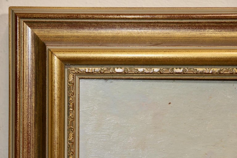 Unknown - A. Hartmann, Decorative oil painting, fishing boat and ...