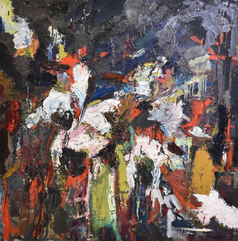 Unknown - Abstract Expressionist Composition by Lefkowitz at 1stDibs