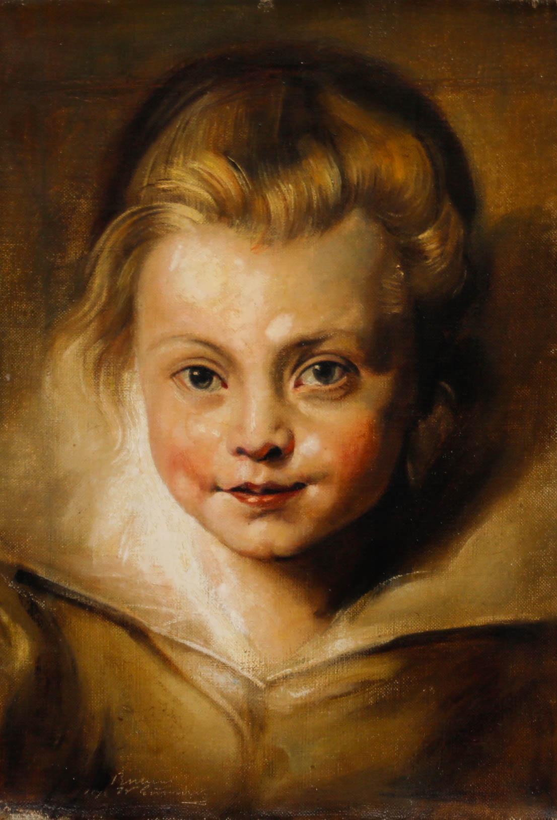 Unknown - After Rubens - Mid 20th Century Oil, Clara Serena Rubens, the ...