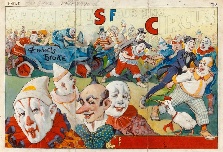 Unknown - Al G. Barnes Four Ring Circus For Sale at 1stDibs