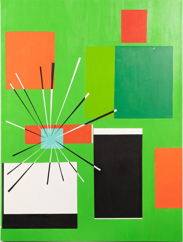 Unknown - American Abstract Space Age Sputnik Composition Original New ...