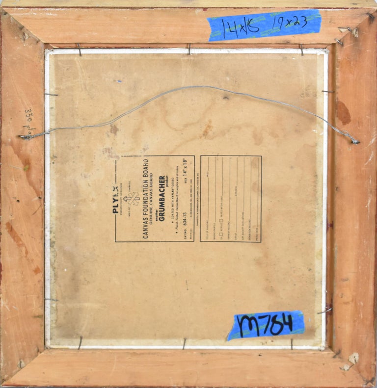 Unknown - American School Modernist Ashcan Style Oil Painting of New ...