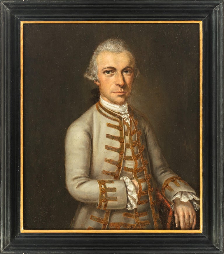 Unknown - An 18th century French School portrait of a gentleman For Sale at 1stDibs