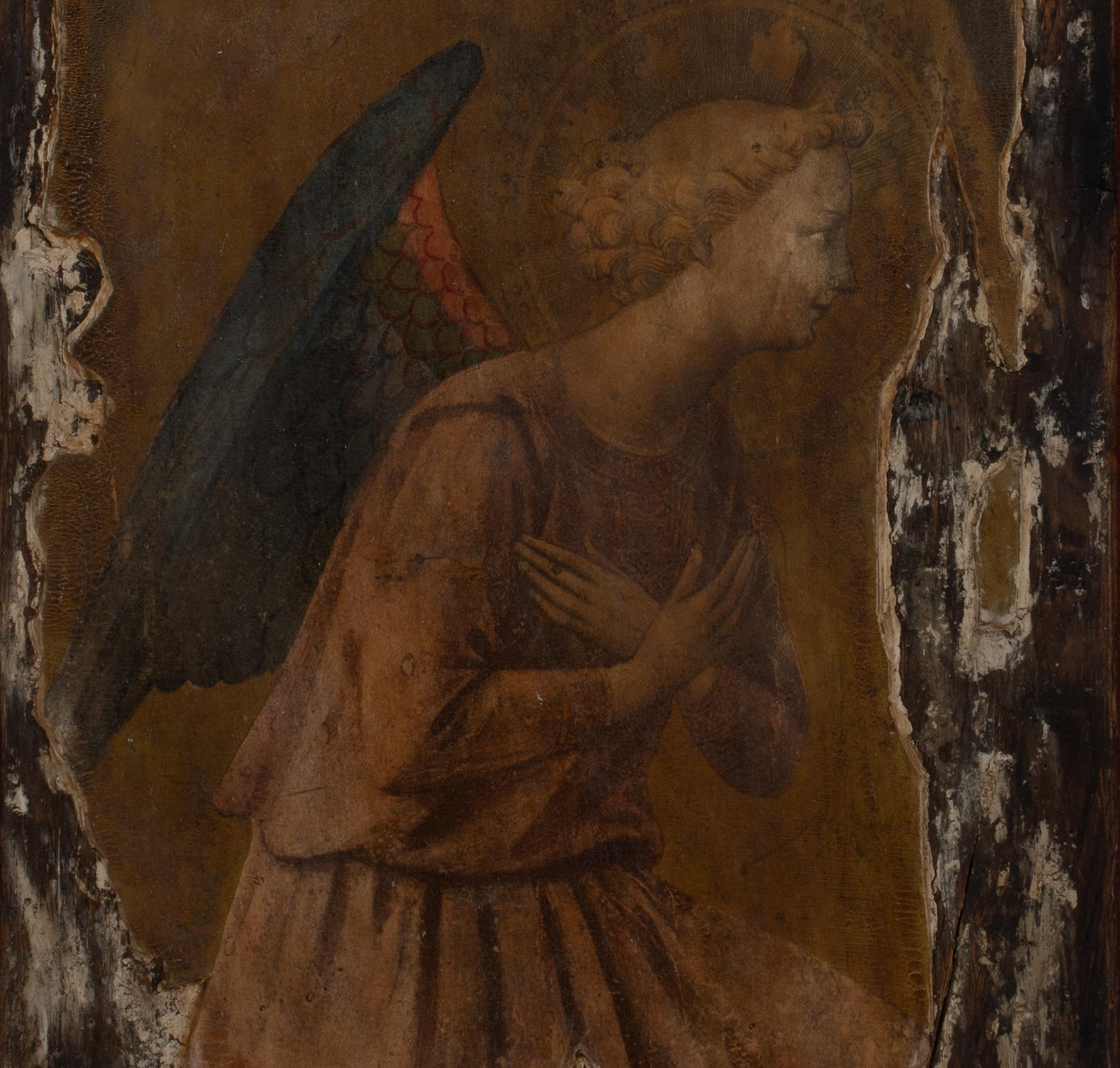 Unknown - Angel Gabriel, The Annunciation, 15th Century Circle of FRA ANGELICO (1395-1459) For ...