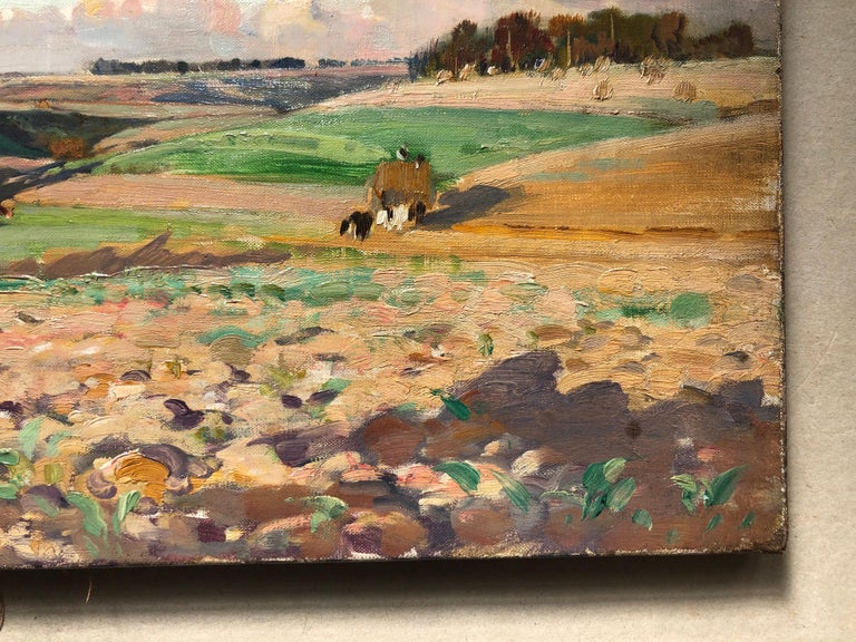 Unknown - Animated Countryside Landscape, Post-impressionist School For ...