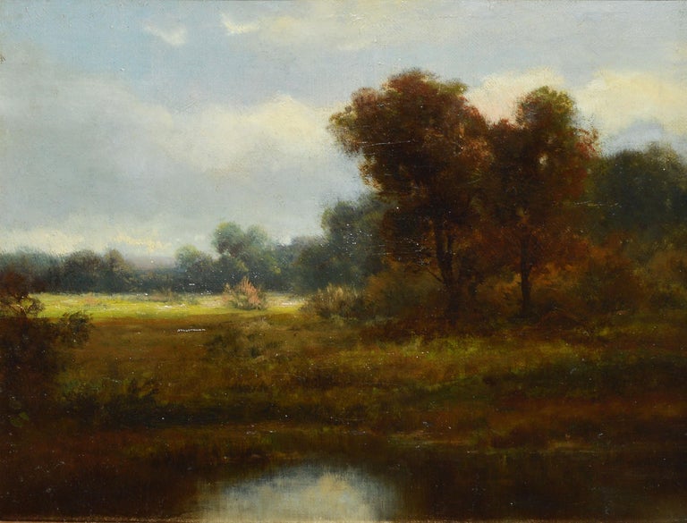 Unknown - Antique 19th Century American Impressionist Panoramic ...